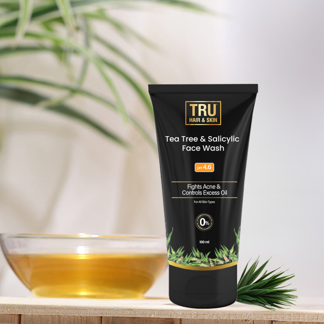 Tru Hair & Skin Tea Tree Face Wash For Sensitive Acne-Prone Skin | Con ...